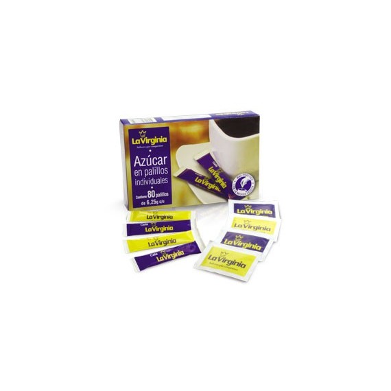 AZUCAR PALILLOS 800 UND X 6.25GR LA VIRGINIA