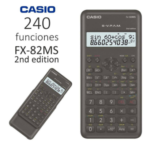 CALC. CASIO FX-82MS 2DA EDICION S-V.P.A.M. CIENTIFICA